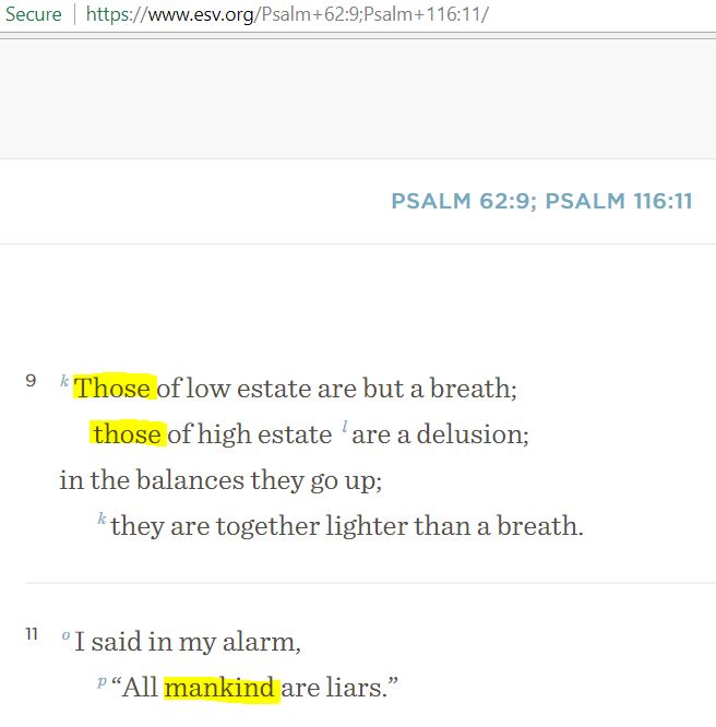 The ESV Goes Beyond Mars and Venus | BLT